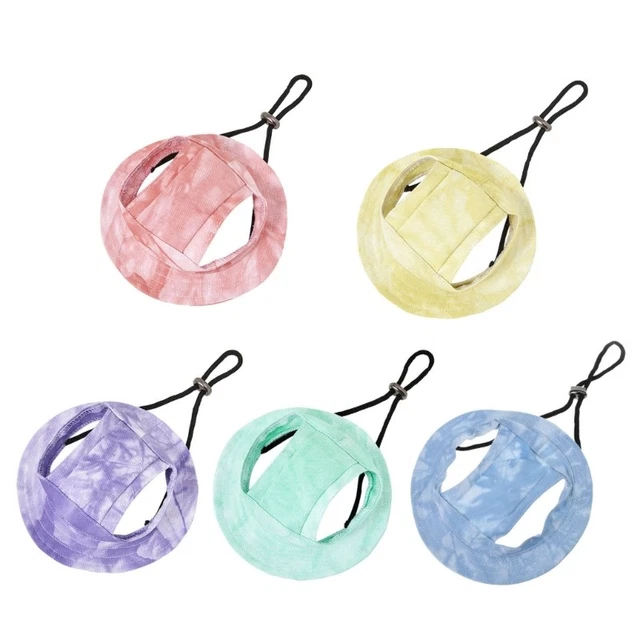 PET SUMMER CAPS Sun Hats with Ear Hole for Small Medium & Large Dogs ...