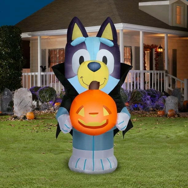 GEMMY AIRBLOWN INFLATABLES Vampire Bluey Halloween 60 Inch In Hand ...