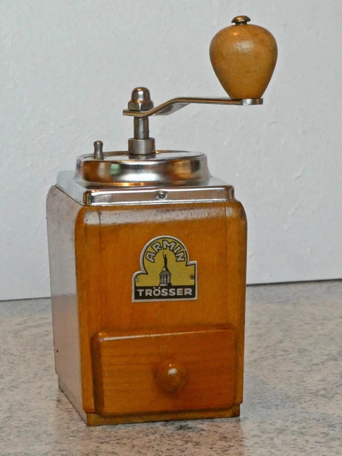 ALTE ARMIN TRÖSSER Kaffeemühle Nr. 1075, ca. 1950-60er, schönes Sammlerstück EUR 19,95 - PicClick DE