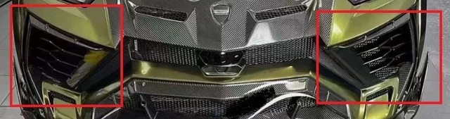 FIBERGLASS FRP FRONT Bumper Side Grille Grill Fits: Lamborghini Urus ...