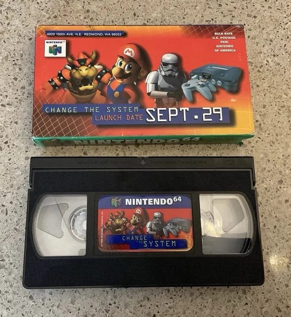 NINTENDO 64 PROMO Vhs Power Magazine Vintage Sept. 29 Launch System ...