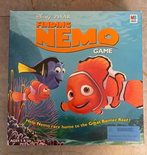 DISNEY PIXAR FINDING Nemo Game by Milton Bradley 2003 Ages 5-Up, 2 to 4 ...