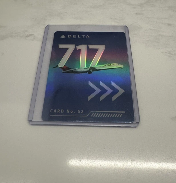 DELTA AIR LINES Pilot Trading Card 52 Boeing B717-200 Card 2022 New! Hard Sleeve £29.87 ...