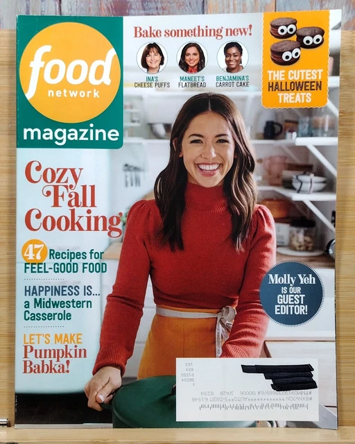 FOOD NETWORK MAGAZINE OCT 2021 Cozy Fall Cooking 47 Recipes for FEEL ...
