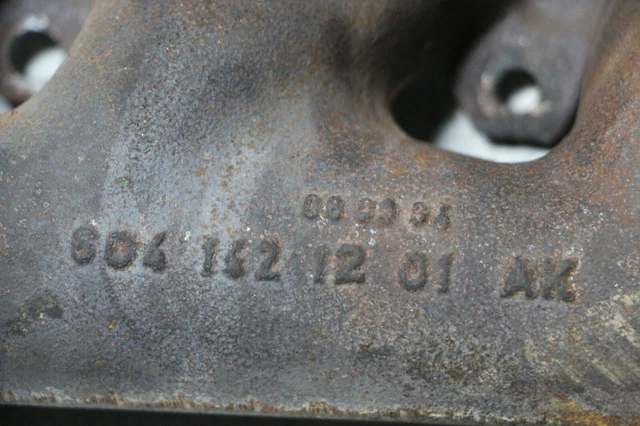 ORIGINAL MERCEDES BENZ OM604 W202 W210 Abgaskrümmer 4.Zylinder ...