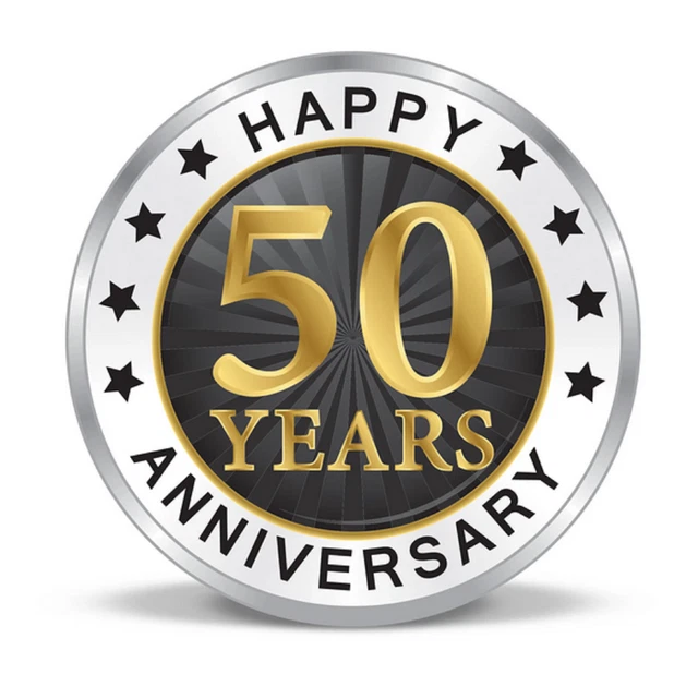 BIS HALLMARKED 50TH Jubilee Anniversary 999 Pure Silver Coin 10 gm EUR ...