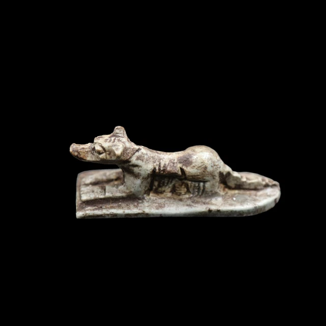 ANTIQUE STONE AMULET of Ancient Egyptian Dog God Anubis God Of Death ...