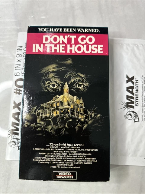 DONT GO IN The House Horror Gore VHS Tape 1989 Video Treasrures Slasher ...