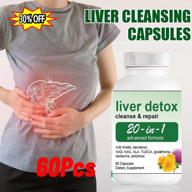 LIVER DETOX | 20-in-1 Advanced Support Complex|Liver Cleanse & Repair ...