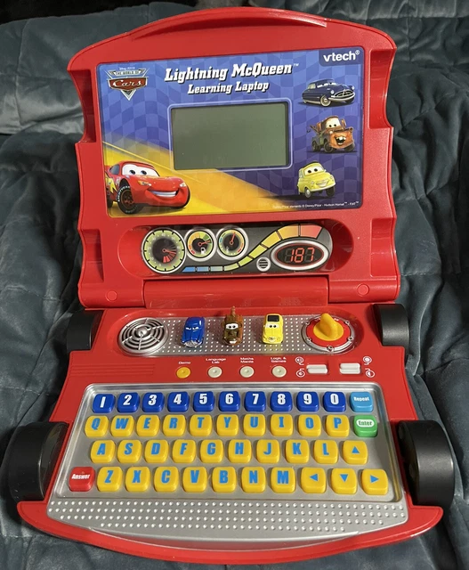 VTECH LIGHTNING MCQUEEN Laptop Working Cars Disney Pixar *See ...