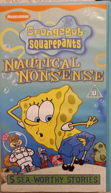 SPONGEBOB SQUAREPANTS NAUTICAL Nonsense VHS £24.99 - PicClick UK