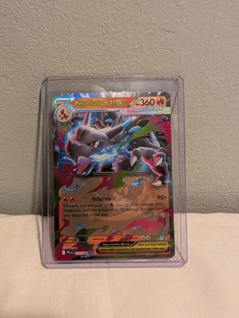 013/094 MEGA CHARIZARD X ex Double Rare Card Phantasmal Flames Pokemon ...