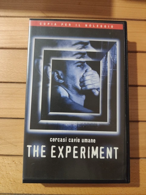 VHS THE EXPERIMENT CERCASI CAVIE UMANE Warner Bros Video Ex Noleggio ...
