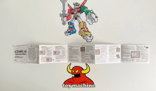 VINTAGE 90S! DIGIMON Digivice Digital Monster Bandai Instructions 1997 ...