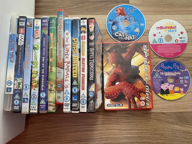 12 X DVD Bundle Kids Family Movies Bundle Spiderman EUR 12,82 - PicClick IT