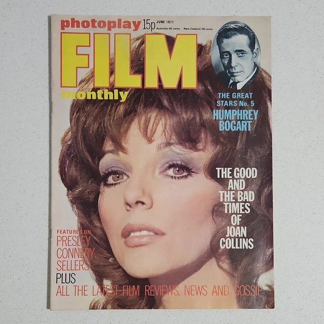 PHOTOPLAY FILM MONTHLY - Vintage Film Magazine June 1971 JOAN COLLINS £ ...