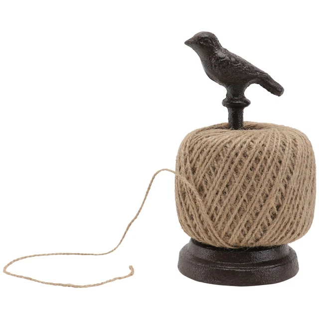 CAST IRON BIRD Statue Iron Rope Rack Rope Holder Rack Retro Twine ...