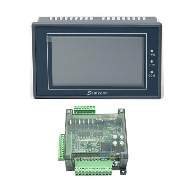 4.3& HMI TOUCH Screen + FX3U-14MT PLC Control Board PLC Controller ...