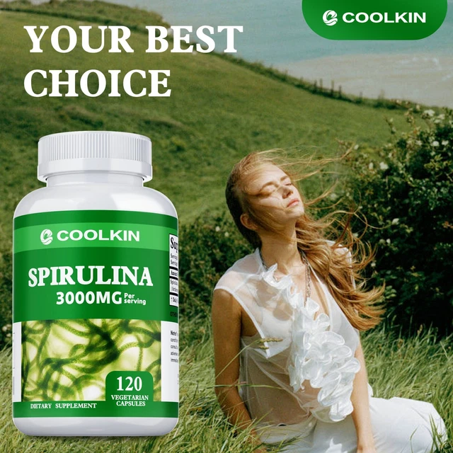 SPIRULINA 3000MG - Detox Weight Loss Immunity Superfood, Energy ...