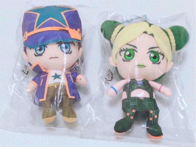JOJO'S BIZARRE ADVENTURE Jolyne Cujoh & Jotaro Chibi plush toy Set of 2 ...