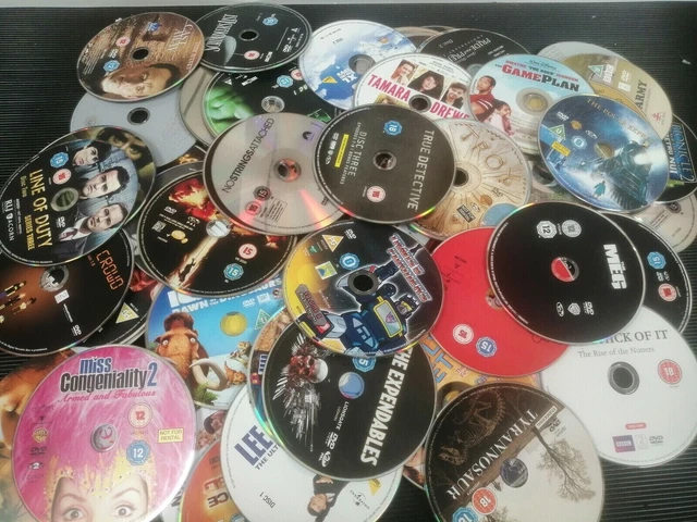 100 MIXED DVDS various Titles DISC only JOB LOT BUNDLE Multi GENRE £11. ...