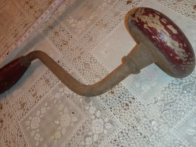 ALTER HANDBOHRER, KURBELBOHRER, Handkurbel,alte Hand-bohr Maschine, EUR ...