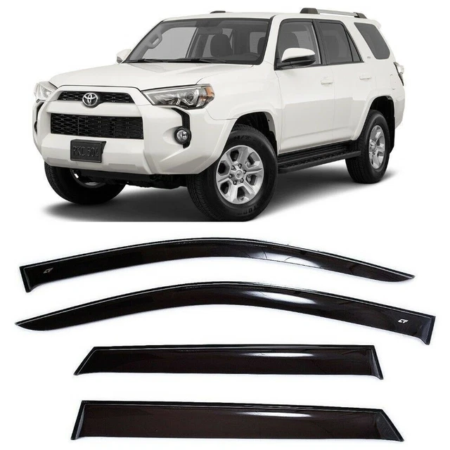 FOR TOYOTA 4RUNNER N280 2009- Side Window Wind Visors Sun Guard Vent ...