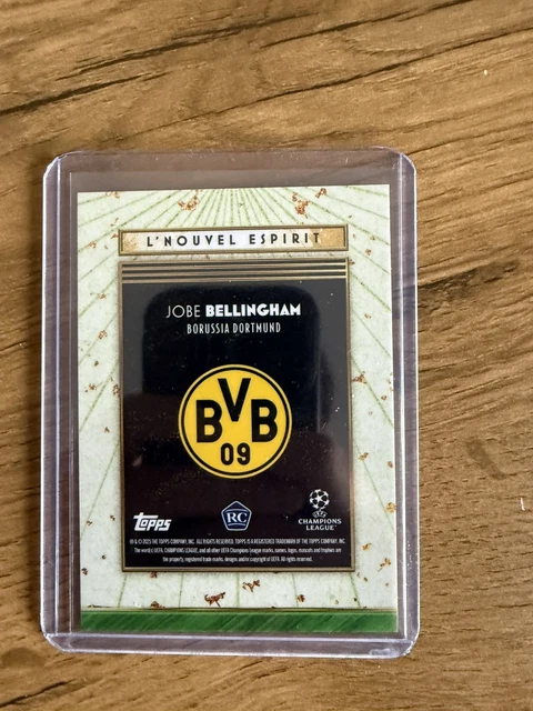 2025-26 TOPPS UEFA Deco Jobe Bellingham Rookie Dortmund 07/75 -Rare ...