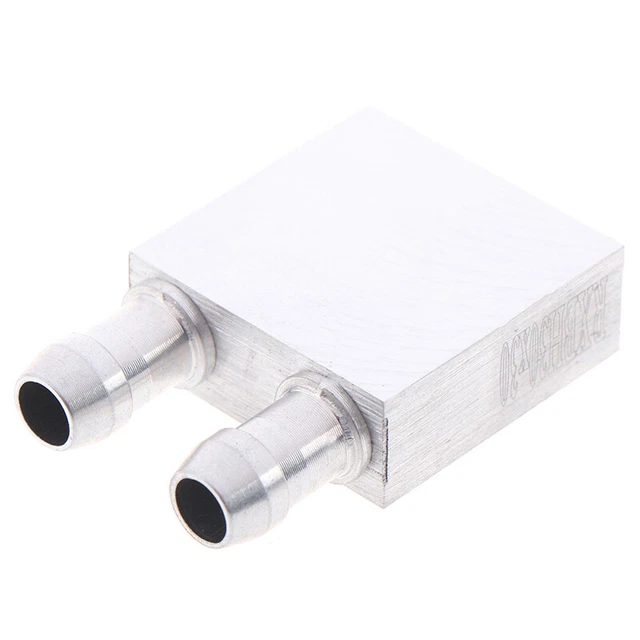 ALUMINIUM WATER COOLING Heatsink Block Waterblock Liquid Cooler For ...