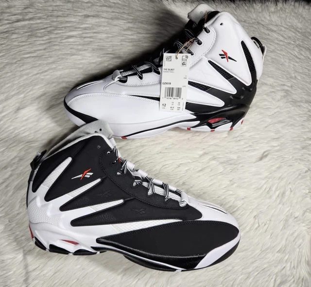 REEBOK THE BLAST OG Nick Van Exel Black White Shaq Pump Kamikaze Men sz ...