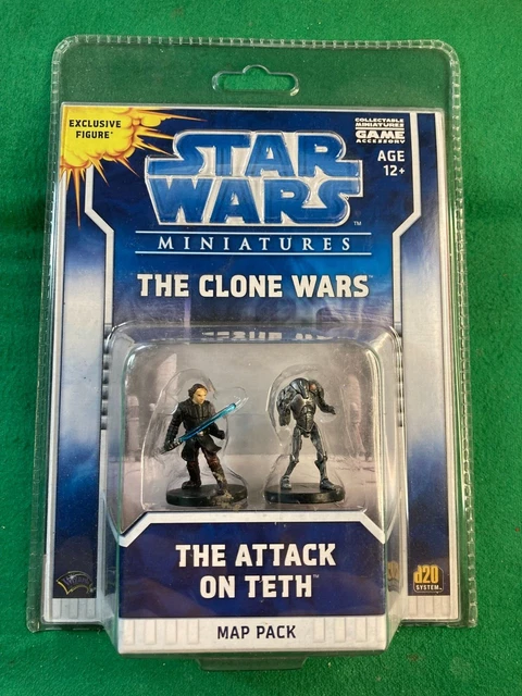 STAR WARS MINIATURES, The Clone Wars - Map Pack, The Attack On Teth £7. ...