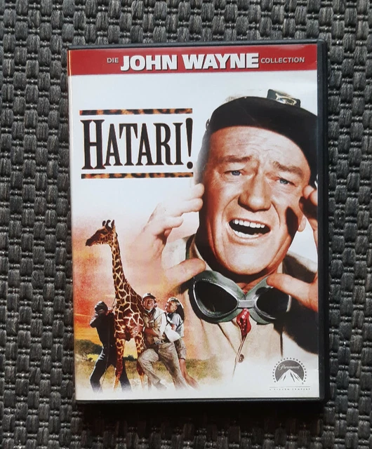 HATARI JOHN WAYNE - Elsa Martinelli - Hardy Krüger & FILMPOSTER DVD ...
