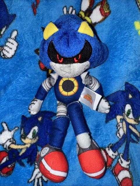 TOMY METAL SONIC 8” Sonic Boom Plush Soft Toy FREE UK POST £31.92 ...