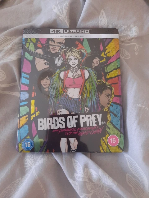 BIRDS OF PREY 4K UHD Comic Blu Ray Steelbook NEW & SEALED DCU Harley Quinn EUR 32,69 - PicClick IT