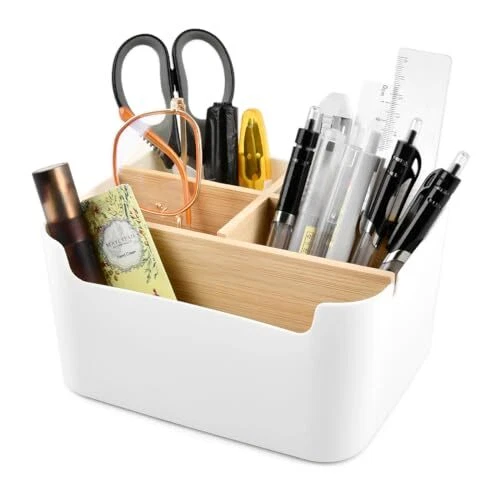 USENG ORGANISATEUR DE Bureau avec 5 Compartiments,Organiseurs ...