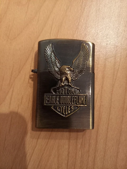 FEUERZEUG, MOTOR - Cycles -Eagle Doubleflame, unbenutzt (70er Jahre) EUR 9,00 - PicClick DE