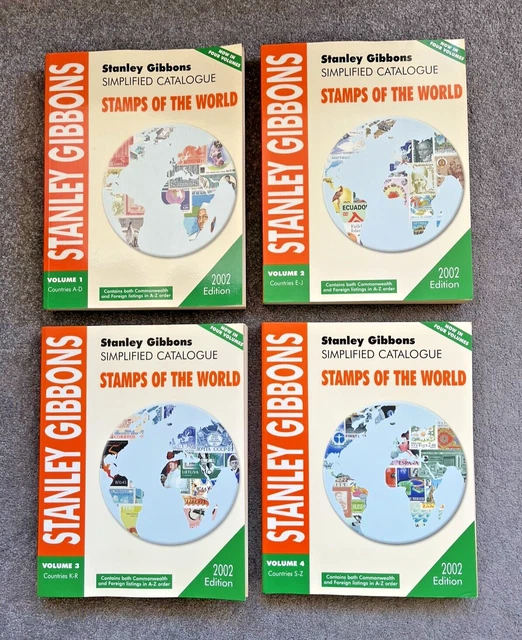 STANLEY GIBBONS SIMPLIFIED Catalogue, Stamps Of The World Full Set 2002 ...