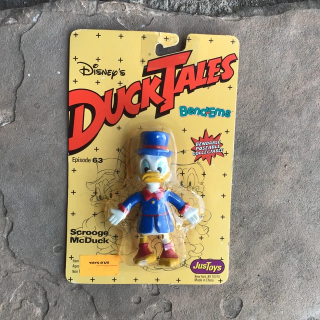 VINTAGE SCROOGE MCDUCK DISNEY'S DUCKTALES BEND-EMS POSEABLE Just Toys EUR 45,33 - PicClick DE