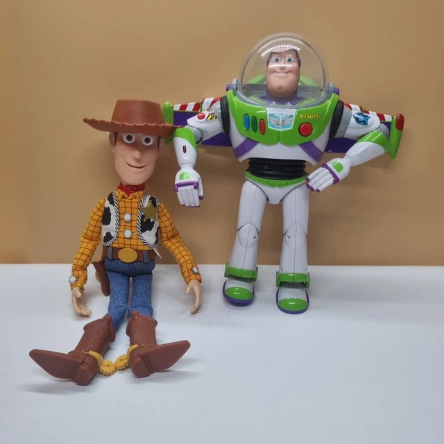 Thinkway Interactive Buzz Lightyear Sheriff Woody Toy Story Disney 1608