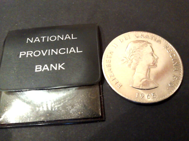 RARE QUEEN ELIZABETH Sir Winston Churchill 1965 Commemorative UK Coin ...
