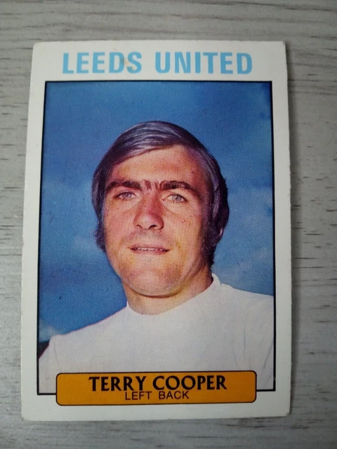 TERRY COOPER LEEDS Ab&C Football Trading Card 1971 Rare Vintage £8.51 ...