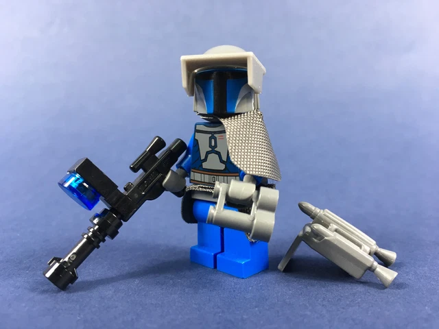 LEGO® MANDALORIAN Special Clone Trooper + Jetpack Blaster Visor MOC ...