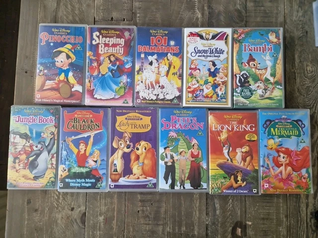 BUNDLE OF 11 Vintage Walt Disney's Classics VHS Tapes All Good ...