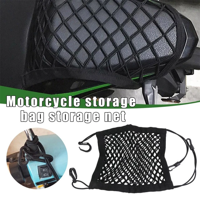 FILET ?? BAGAGES moto/crochet sac de retenue cargo v??lo scooter maille ...