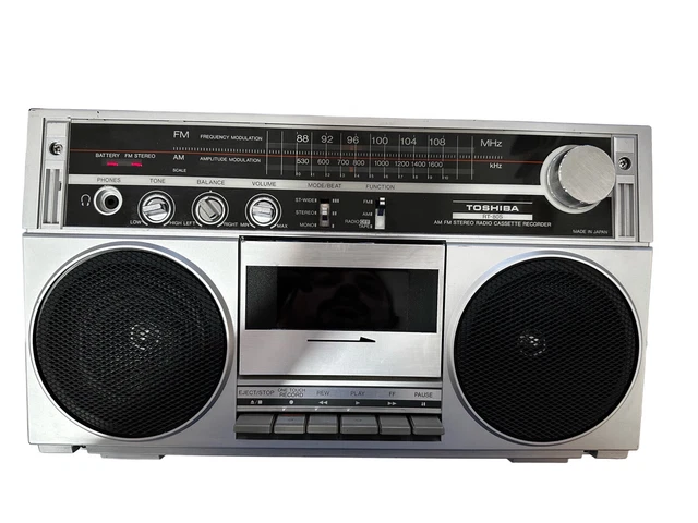 VINTAGE TOSHIBA RT-80S Stereo Radio Cassette Recorder Boombox * See Description* £74.12 ...