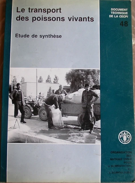 BERKA LE TRANSPORT DES POISSONS VIVANTS pesci fish FAO Doc. Techn ...
