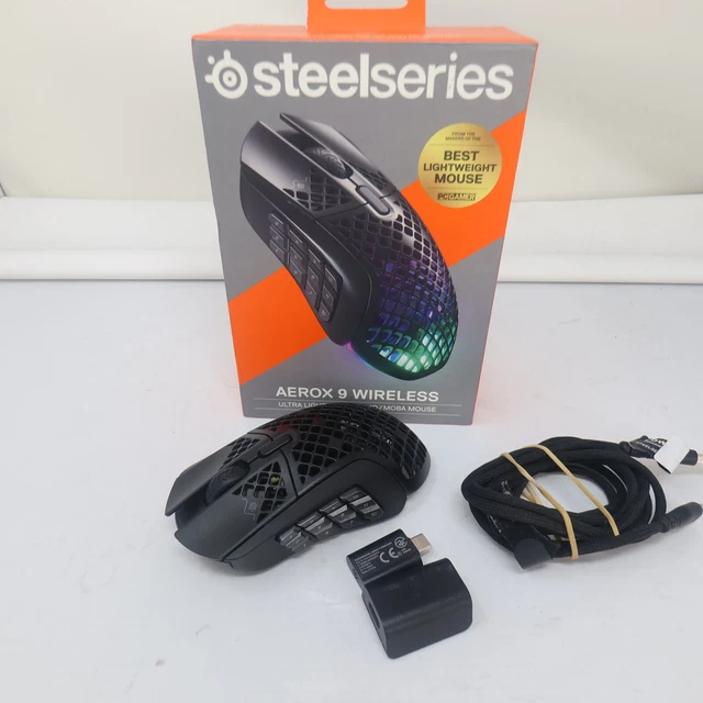 STEELSERIES AEROX 9 Wireless Gaming Mouse Faulty £44.99 - PicClick UK