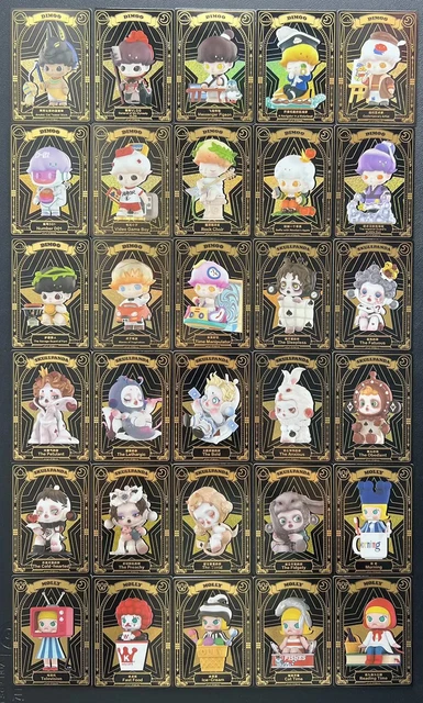 2024 POP MART Art Series POP Figure Labubu Dimoo Molly “No-Repeat” lot ...