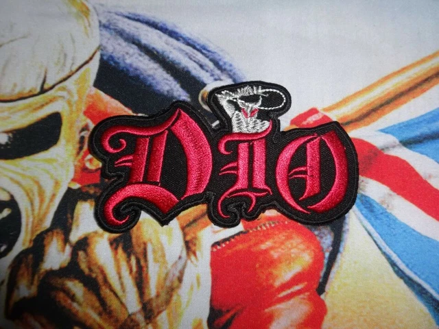 DIO SHAPE PATCH Gestickt Heavy Metal Dio Rainbow Ozzy Kat Turbo Holy ...