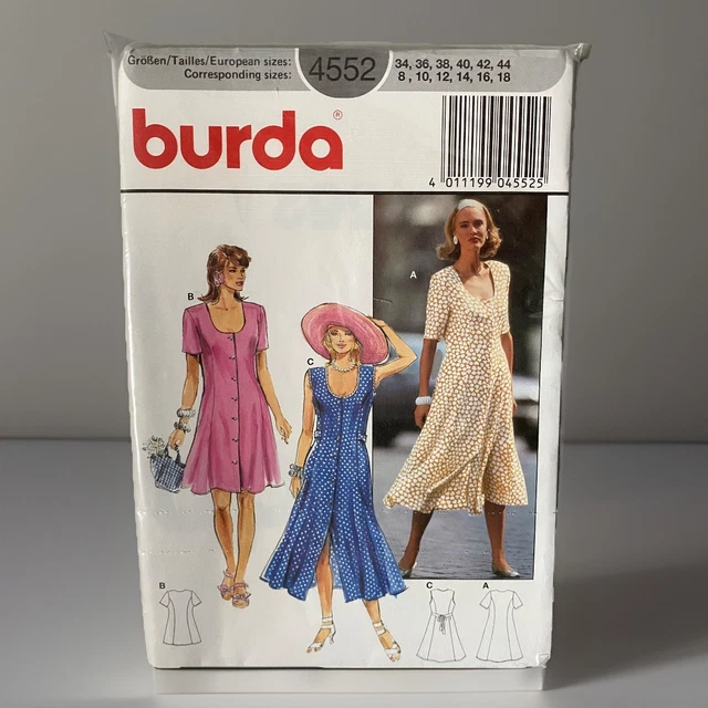 BURDA SCHNITTMUSTER 4552 Mehrgrößenschnitt 70-80 Ziger Jahre EUR 2,00 ...